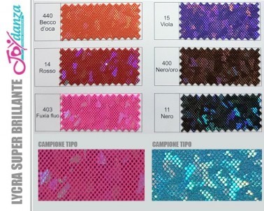 Super shiny Lycra - Dance clothing fabric and costumes - Joydanza.it
