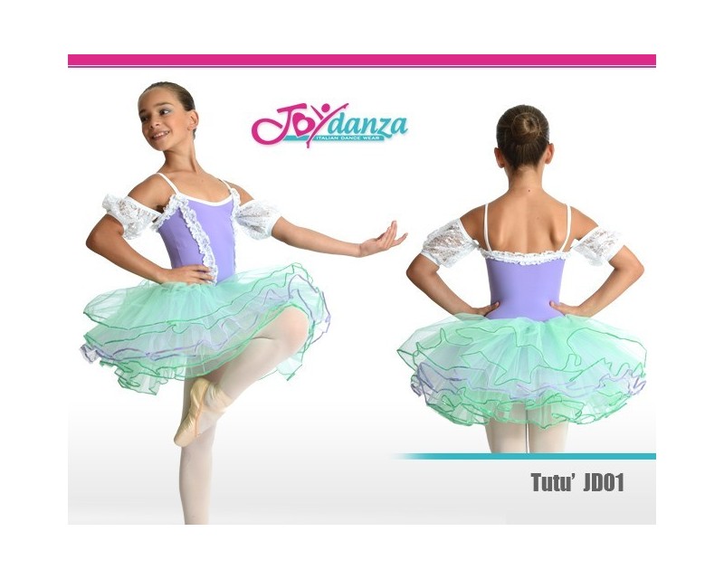 Tutu danza bambina bicolore - Costumi danza classica - Joydanza.it