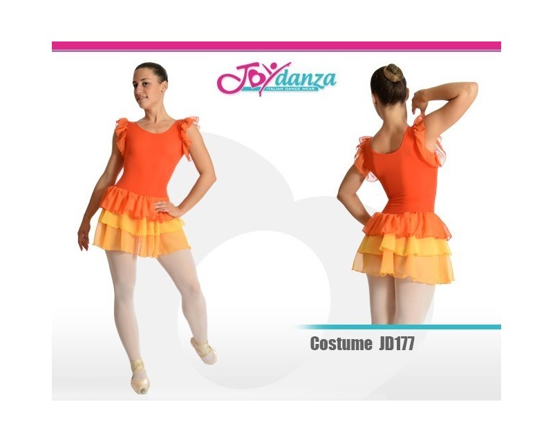 Abito con balze colorate - Costumi danza classica - Joydanza.it