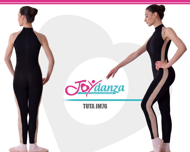 Unitard with side inserts in lace - JoyDanza.it