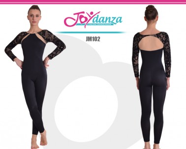 Flocked Shoulder Dance Suit